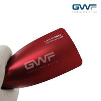 China Special Color Romance Red Magic Prasinous Red PET Car Wrap Self Healing Colorful Car Body Stickers for sale