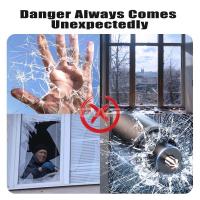 China 8MIL Unbreakable Bulletproof Architectural Window Tint UV99 Safety Film Shatter Proof Transparent for sale