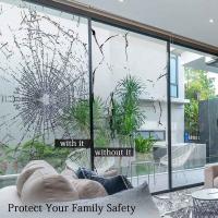 China Safety & Security Film 12MIL Car House Window Glass Protection Tint Building Film for sale