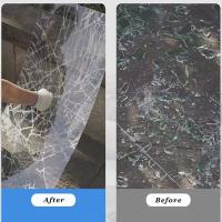 China Security Protective Window Tint Film 8 Mil Self Adhesive Building Film Shatterproof for sale