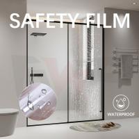 China 8MIL Unbreakable Bulletproof Architectural Window Tint UV99 Safety Film Shatter Proof Transparent for sale
