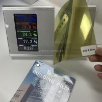 China Custom 2mil Glass Silver Reflective Window Film Mirror One Way Anti Glare for sale