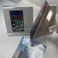 China Custom 2mil Glass Silver Reflective Window Film Mirror One Way Anti Glare for sale