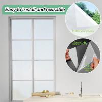 China GWF Matte Window Privacy Frosted Glass Films Tint Sun Blocking for sale