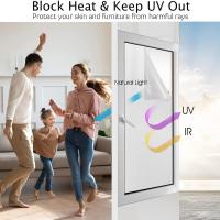 China GWF Matte Window Privacy Frosted Glass Films Tint Sun Blocking for sale