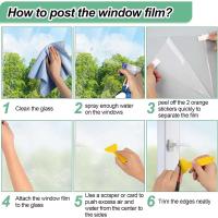 China GWF Matte Window Privacy Frosted Glass Films Tint Sun Blocking for sale