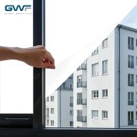 China Matte White Removable Decorative Window Film Frosted Privacy Sticker For Bedroom Bathroom for sale