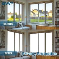 China Matte White Removable Decorative Window Film Frosted Privacy Sticker For Bedroom Bathroom for sale