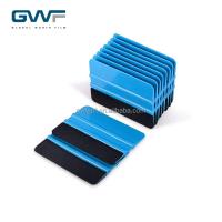 China Custom Logo Window Film Tools Screen Printing Squeegees Plastic Felt Applicator Replaceable for sale