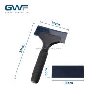 China Plastic Tinting Window Film Tools Blue Vinyl Wrapping Squeegee for sale