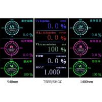 China SHGC TSER Automatic Solar Film Window Tint Tester Reader Electric IR Light Transmittance Meter for sale