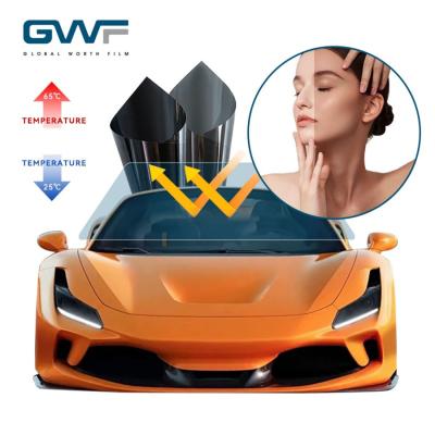 China Auto Window Automotive Window Tint Color Stable Nano Ceramic Film 20% Light Transmission for sale