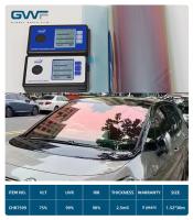 China 35%VLT Chameleon Tint Rose Red Window Film for Cars UV Protection & Sakura Pink Color PET Materials in Roll for sale