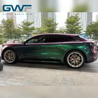 China Special Color Romance Red Magic Prasinous Red PET Car Wrap Self Healing Colorful Car Body Stickers for sale