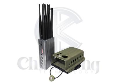 China Portable Mobile Phone Signal Jamming Device With Bigger Hot Sink And Battery Lojack for sale