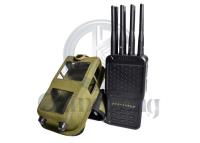 China Handheld Wireless Convoy Bomb Jammer 8 Jamming Bands Nylon Cover ABS Shell for sale