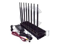 China Adjustable 3G 4G 5 GHZ Jammer Wireless Signal Jammer Device With 8 Antennas for sale