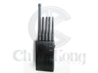 China Lojack GPS Portable Jamming Device Built - In Battery And Cooling Fan for sale