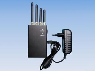 China High Frequency Signal Jamming Device Cell Phone Signal Interrupter With 4 Antennas for sale