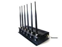 China Mini Portable Office Cell Phone Signal Jammer Adjustable Band 50 To 60Hz for sale