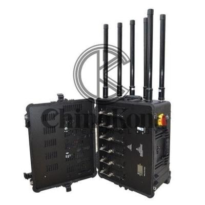 China 6 Bands 300W Blocking Up To 300m High Power Portable 5G Signal Jammer for sale
