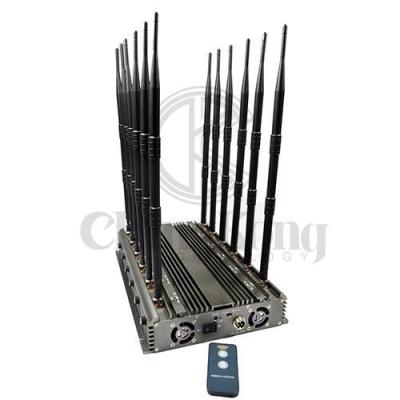 China High Power LOJACK Signal Jammer Adjustable 70 Watts Up To 60 Meters for sale