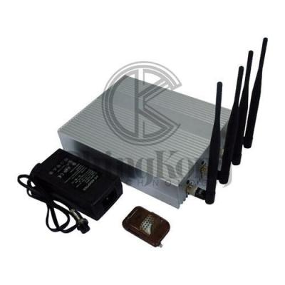 China Shielding 2-30m WIFI Jamming Device No Noise Design Separate Bands for sale