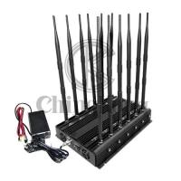 China Multifunction 12 Antennas Mobile Phone Jamming Device For 3g 4g Wifi Gps Lojack for sale