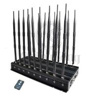 China Wireless Signal Mobile Phone Jamming Device Output Power 42Watt With Infrared Control for sale