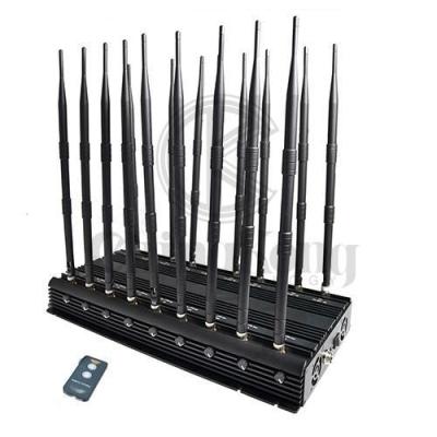 China Wireless Signal Mobile Phone Jamming Device Output Power 42Watt With Infrared Control for sale