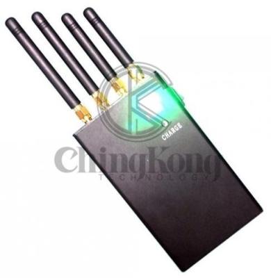 China Mini Handheld Portable Jamming Device Mobile Phone Signal Jammer With 4 Antennas for sale