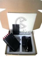 China Handheld 5 Antennas WIFI Jamming Device Cell Phone And Wifi Jammer for sale