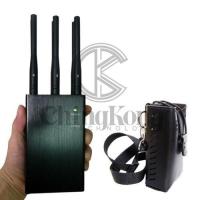 China Handheld 6 Antennas LOJACK Signal Jammer Continous Working Build - In 1 Cooling Fan for sale