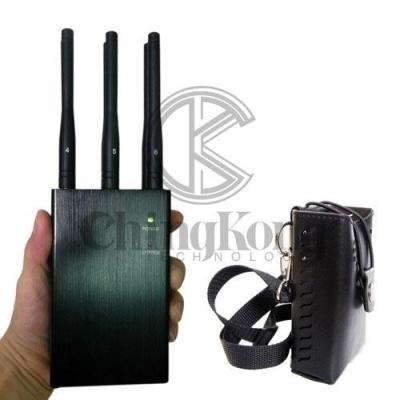 China Handheld 6 Antennas LOJACK Signal Jammer Continous Working Build - In 1 Cooling Fan for sale