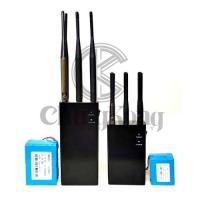 China Portable 6 Antennas Manpack Jammer Black 177.5*76.5*36.5mm With Bigger Battery for sale