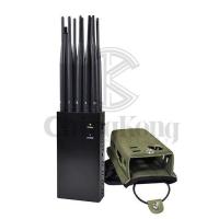 China 10 antennas Handheld Mobile Phone Jammer Wireless All In One Design block up to 20m for sale