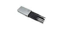 China Portable Cell Phone Signal Jamming Device with 10 Antennas GPS Wifi Signal Stopper,Nylon Cover Easily Carry on Hand for sale