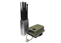 China Nylon Cover Cellphone 5G Signal 10 Antennas Manpack Jammer for sale