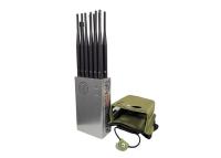 China GPS LOJACK WIFI Handheld 12 Bands Cellphone 5G Jammer for sale