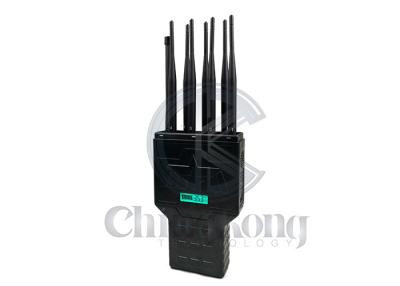 China 30M 8 Bands High Power 16W Cell Phone GSM 3G 4G GPS Handheld Signal Jammer for sale