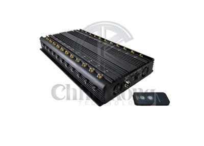 China 22 Channels Cell Phone Signal Jammer Full Bands 5GLTE 2G 3G 4G Wi-Fi GPS LOJACK for sale