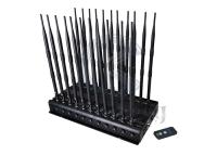 China 22 Bands Signal Jamming Device 42 Watts WiFi GPS LOJACK 2G 3G 4G 5G for sale