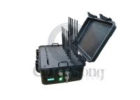 China 12 Antennas Suitcase 5G 60m High Power Signal Jammer Portable for sale