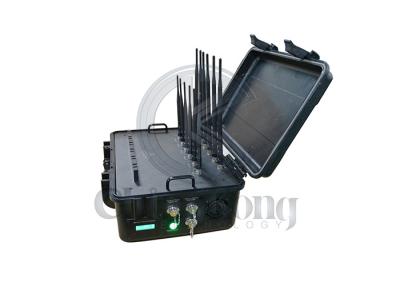 China 12 Antennas Suitcase 5G 60m High Power Signal Jammer Portable for sale