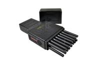 China Mobile Phone Remote Control Signal Jammer 16 Hidden Antennas Battery Capacity LCD Display for sale
