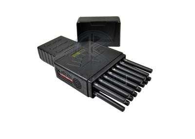 China Mobile Phone Remote Control Signal Jammer 16 Hidden Antennas Battery Capacity LCD Display for sale