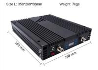 China Triple Band Mobile Phone Signal Repeater High Power Wireless RF Signal Booster 27dBm for sale