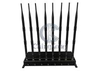 China Adjustable Power 3G 4G 8 Bands LOJACK Signal Jammer for sale