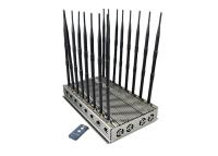 China 16 Antennas High Power Signal Jammer 101 Watt For Cellphone 3G 4G 5G WIFI GPS for sale