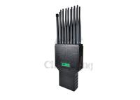 China Mobile Phone Remote Control Signal Jammer 16 Hidden Antennas Battery Capacity LCD Display for sale